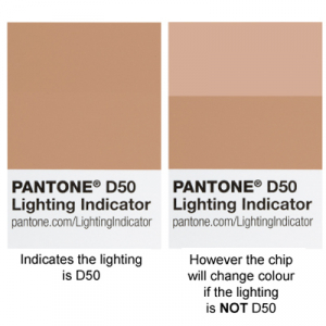 Pantone D50 Lighting Indicator Stickers - VeriVide