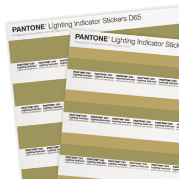 Pantone D65 Lighting Indicator Stickers - VeriVide